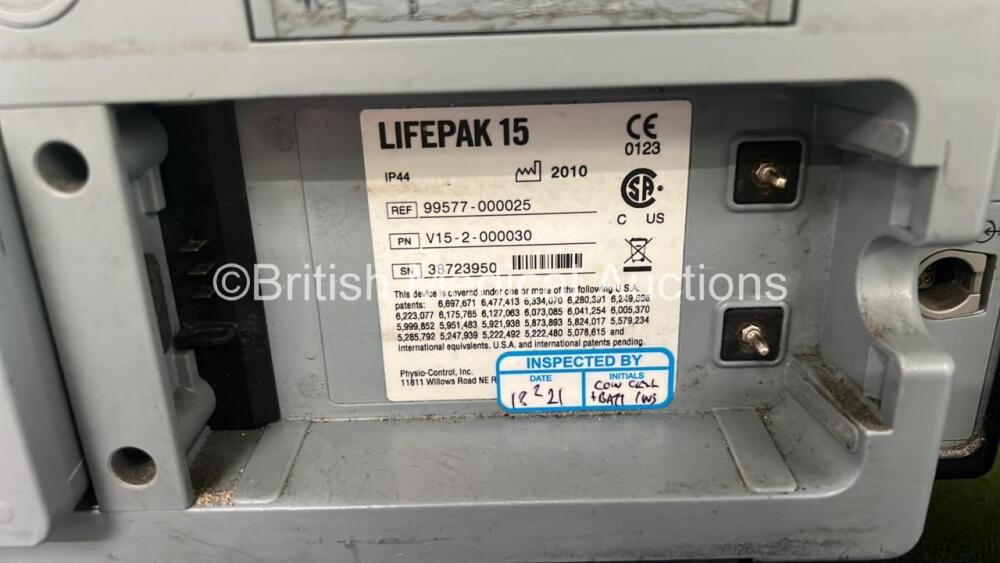 Medtronic Physio-Control Lifepak 15 12-Lead Monitor / Defibrillator ...