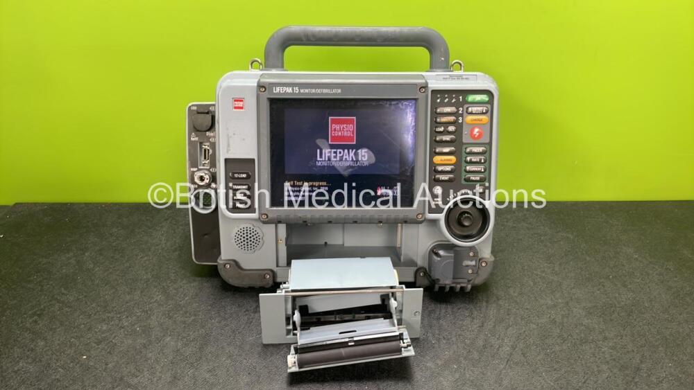 Medtronic Physio-Control Lifepak 15 12-Lead Monitor / Defibrillator ...