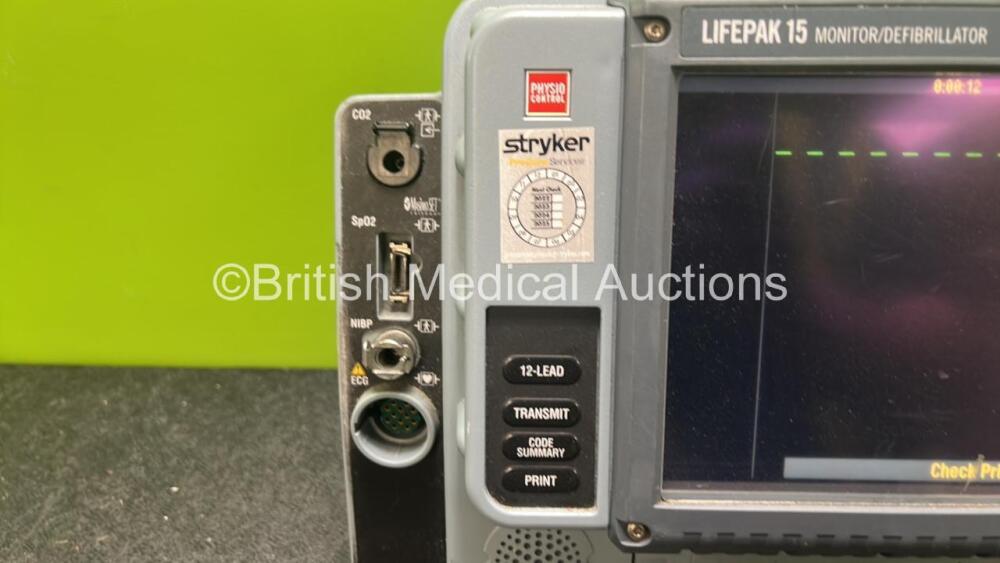 Medtronic Physio-Control Lifepak 15 12-Lead Monitor / Defibrillator ...