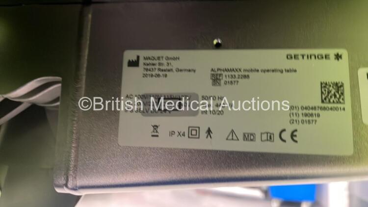 Maquet Getinge AlphaMaxx Electric Operating Table Ref 1133.2285 with ...