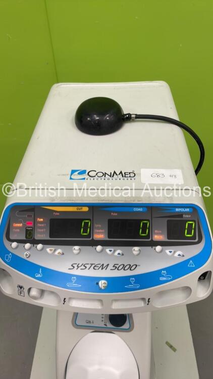 ConMed System 5000 Electrosurgical / Diathermy Unit with Footswitch ...
