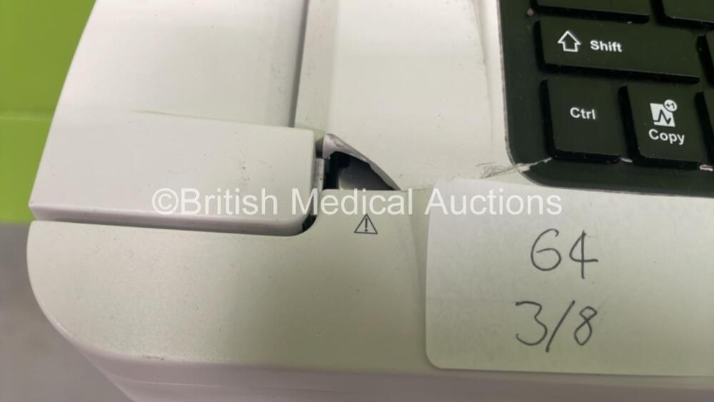 Mindray BeneHeart R12 ECG Machine on Stand with 10 Lead ECG Leads ...