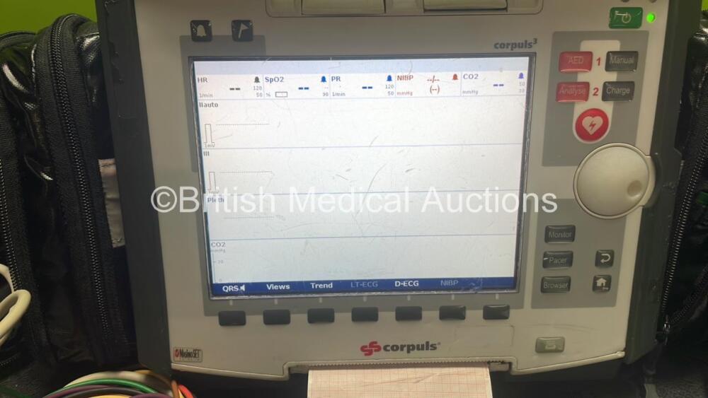GS Corpuls3 Slim Defibrillator Ref :04301 with Corpuls Patient Box Ref ...
