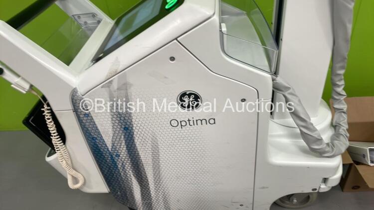 GE Optima XR240AMX Mobile X-Ray Model 5555000-41 with Exposure Hand ...