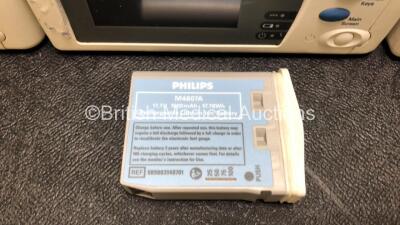 3 x Philips IntelliVue X2 Handheld Patient Monitors Including ECG, SpO2 ...