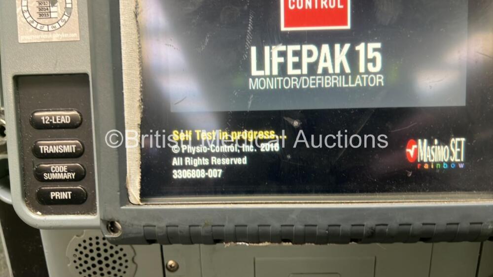 Medtronic Physio-Control Lifepak 15 12-Lead Monitor / Defibrillator ...