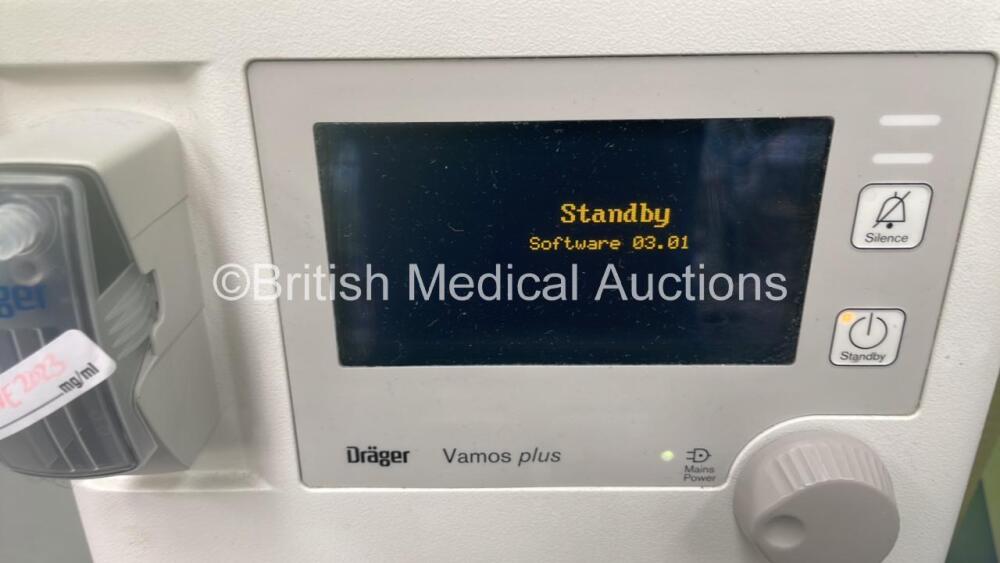 Drager Fabius GS Anaesthesia Machine Software Version 3.37a - Total ...