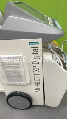 Siemens Mobilett XP Digital Mobile X-Ray System Model No 01818447 with ...