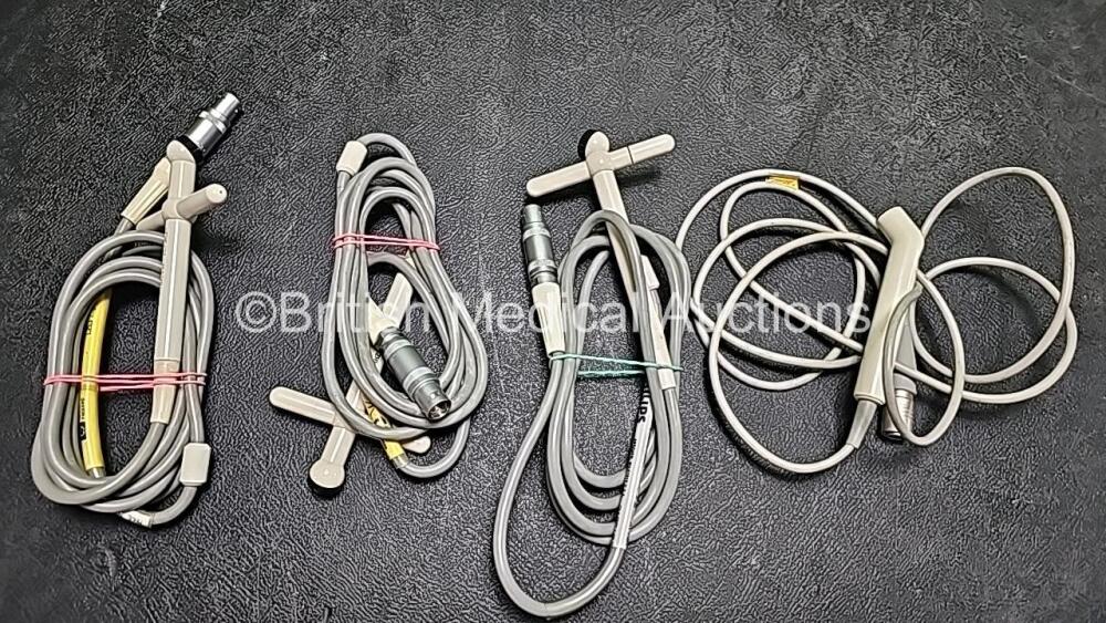 Job Lot Including 2 x HP 1.9 Mhz Pencil Ultrasound Transducer / Probes ...