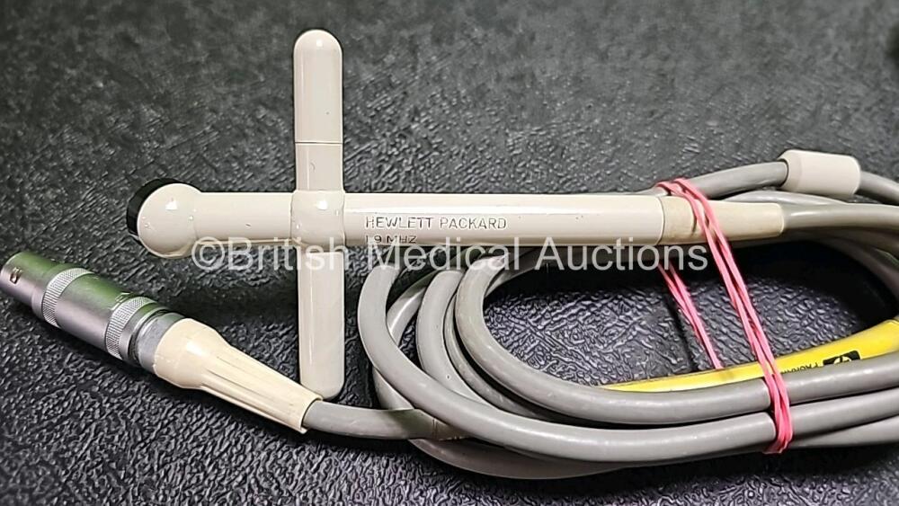 Job Lot Including 2 x HP 1.9 Mhz Pencil Ultrasound Transducer / Probes ...