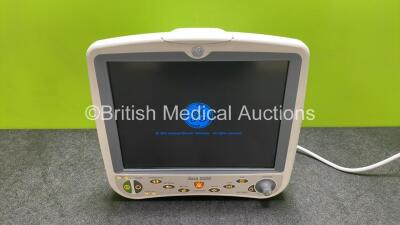 GE Dash 5000 Patient Monitor Including ECG, NBP, SpO2, BP1, BP2, Temp ...