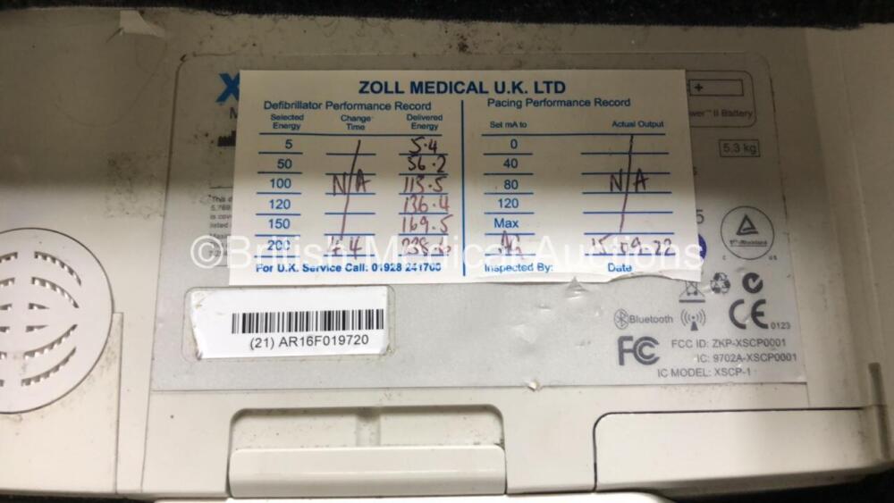 Zoll X Series Monitor / Defibrillator Including ECG, SPO2, NIBP, CO2 ...