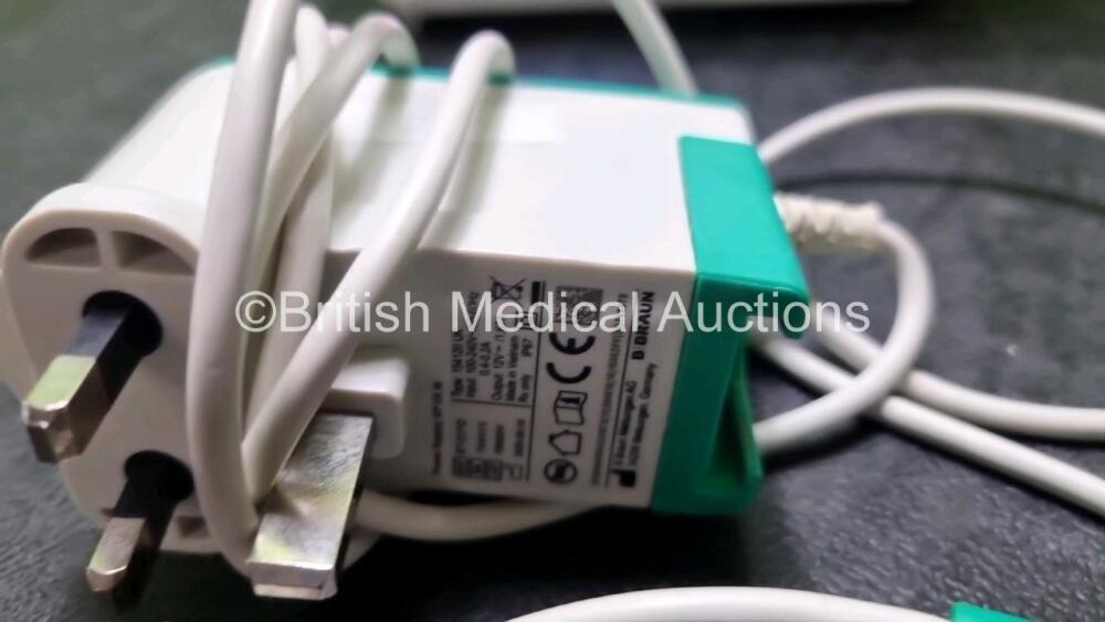 4 x B.Braun Perfusor Space Syringe Pumps (All Power Up) with 1 x B ...