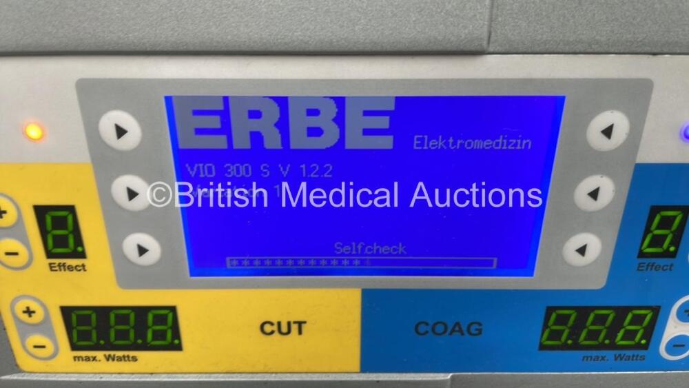 ERBE VIO 300 S Electrosurgical / Diathermy Unit Version 1.2.2 on Stand ...