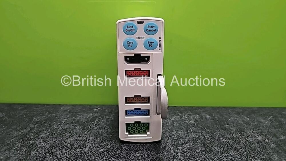 GE Type E-PSMP-00 Multiparameter Module with ECG, SpO2, T1, T2, P1, P2 ...