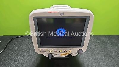GE Dash 4000 Patient Monitor Including ECG, SpO2, NIBP, BP1, BP2 Temp ...