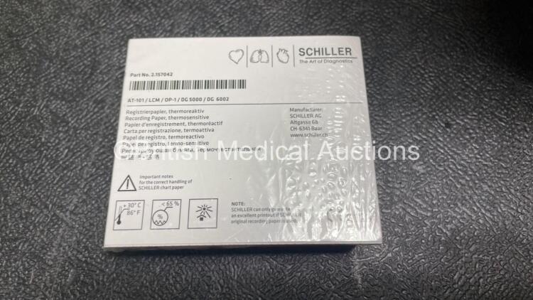 Schiller Cardiovit AT-101 ECG Machine with 10 Lead ECG Lead in Case ...