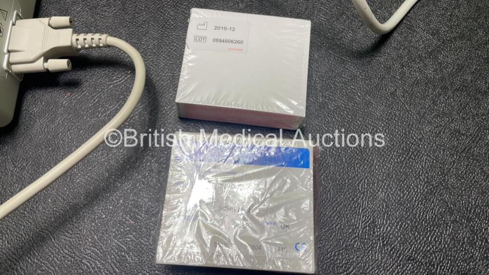 Schiller Cardiovit AT-101 ECG Machine with 10 Lead ECG Lead in Case ...