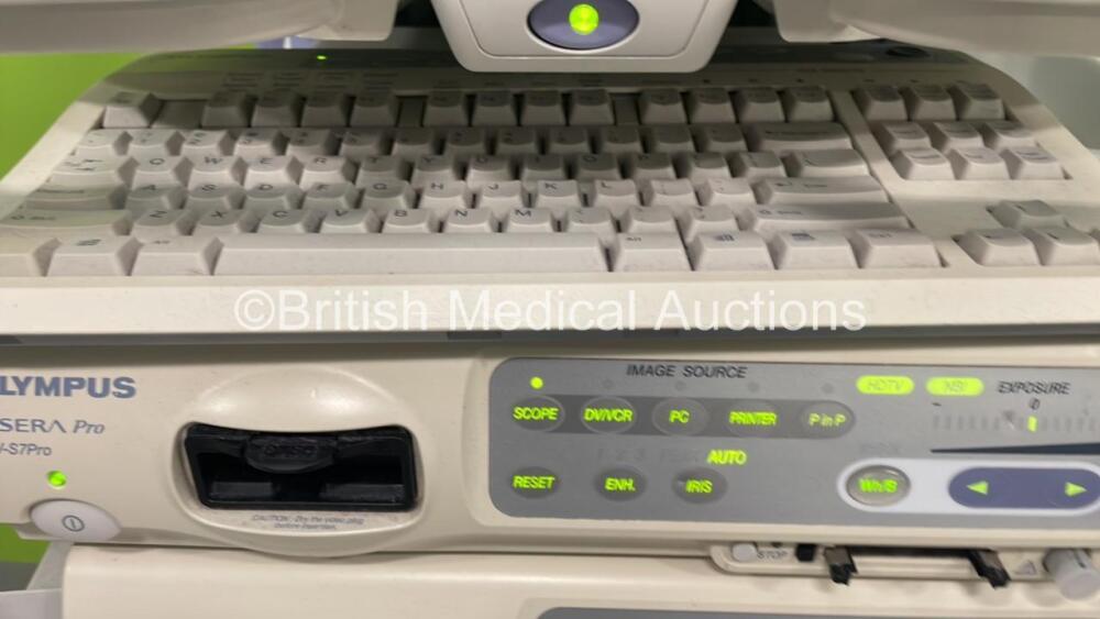 Olympus Stack Trolley with Olympus Visera Pro OTV-S7Pro Camera Control ...