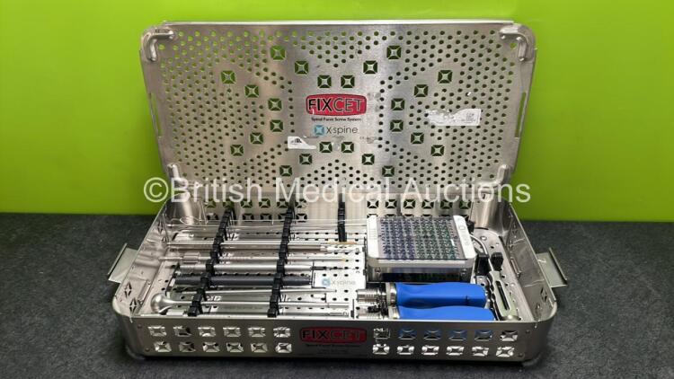 X-Spine Fixcet Spinal Facet Screw System Set in Tray * | October 2023 ...