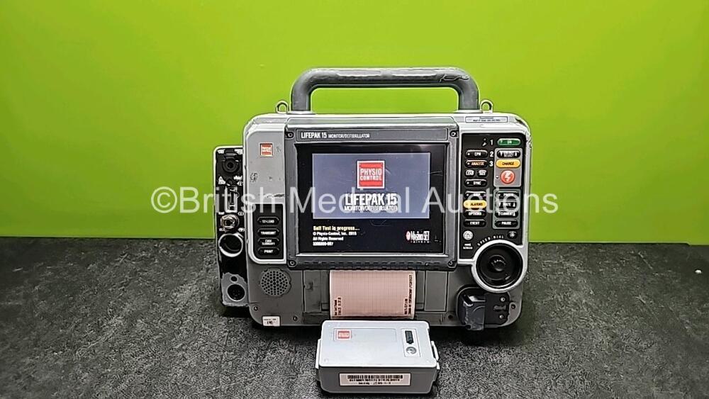 Medtronic Physio-Control Lifepak 15 12-Lead Monitor / Defibrillator ...