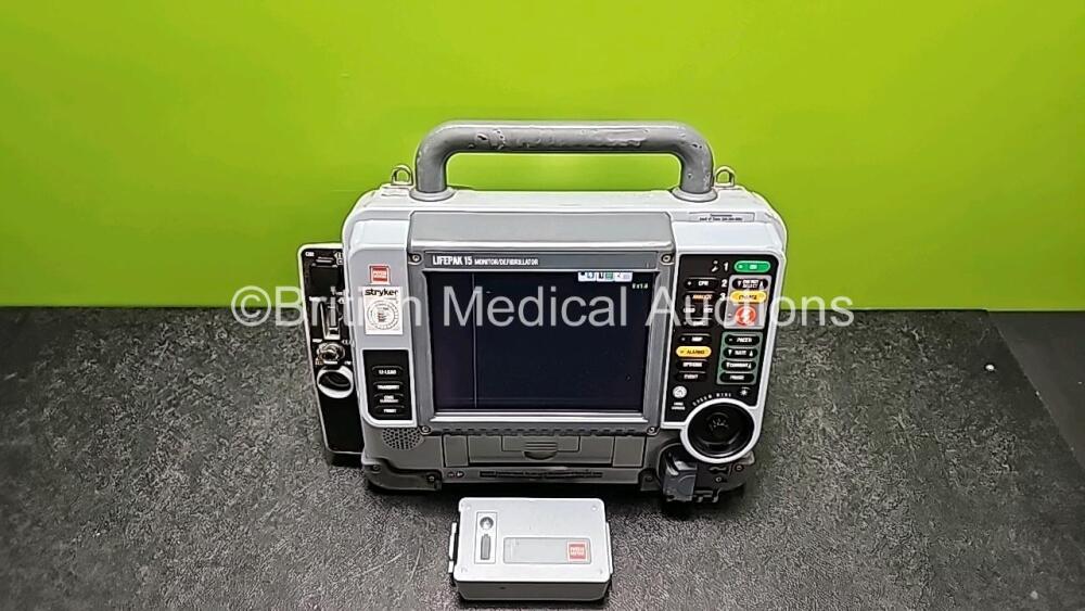 Medtronic Physio-Control Lifepak 15 12-Lead Monitor / Defibrillator ...