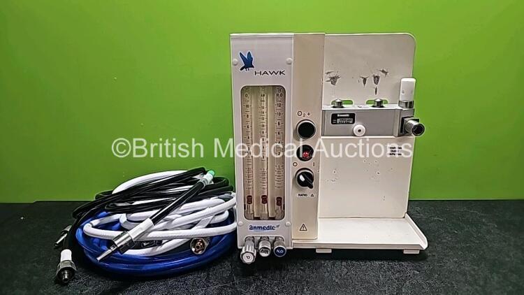 Anmedic Model Hawk Wall Mounted Anesthesia Machine with 3 x Hoses *Cage ...
