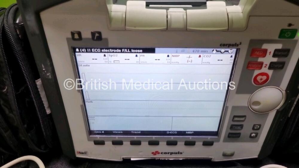 GS Corpuls3 Slim Defibrillator Ref : 04301 (Powers Up) with Corpuls ...