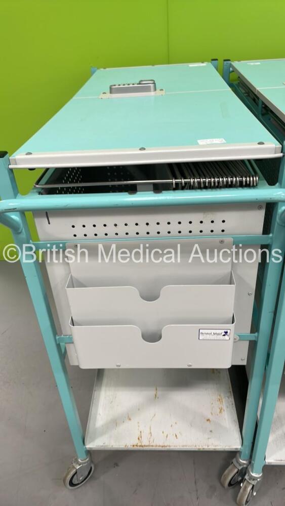 4 x Bristol Maid Record Trolleys with Coded Locks | October 2023 Mixed ...