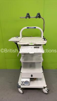 Olympus WM-NP2 Stack Trolley with Medivators Endo Stratus CO2 Insufflator (Powers Up) *S/N NA ...