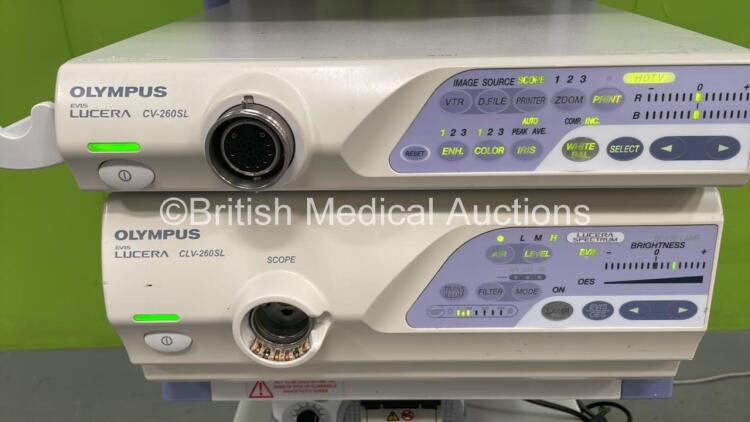 Olympus Stack System with Olympus OEV191H Monitor, Olympus Evis Lucera ...