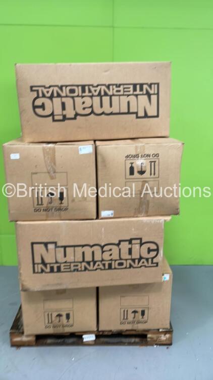 Pallet of 7 Boxes of Numatic International Face Shields *36 Units Per ...