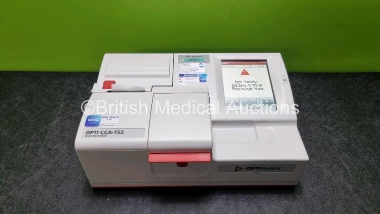 OPTI CCA TS2 Blood Gas and Electrolyte Analyzer Unit (Powers Up) | October 2023 Mixed Medical ...
