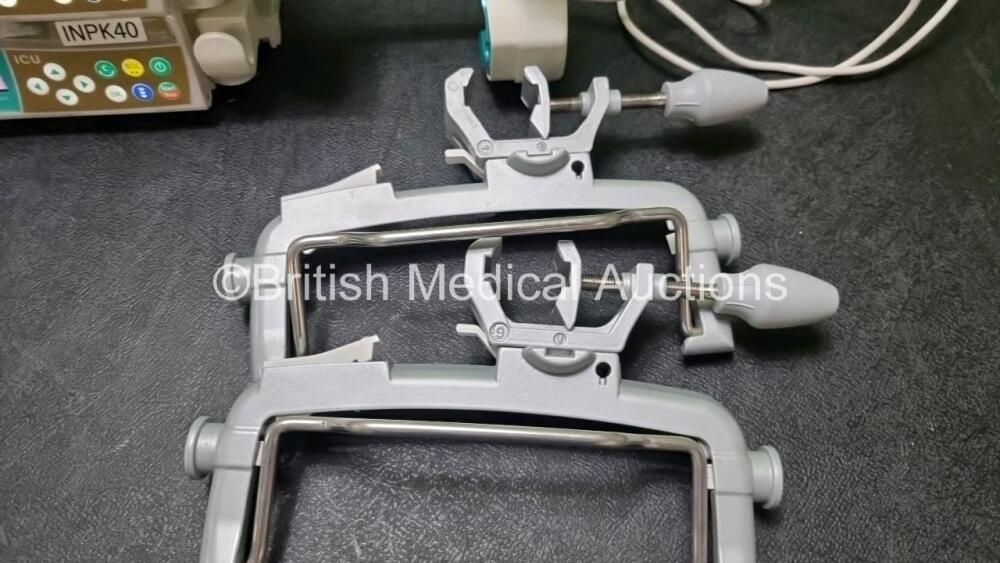 4 x B.Braun Perfusor Space Syringe Pumps (All Power Up) with 4 x Pole ...