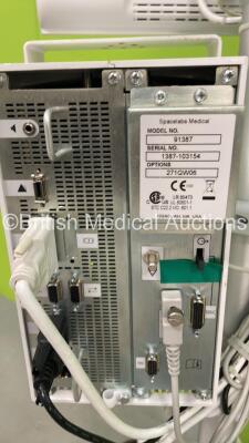 1 x Spacelabs Ultraview SL Monitor on Stand with Power Supply and ...