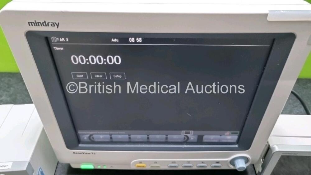 Mindray BeneView T5 Patient Monitor (Powers Up) Including Mindray AG ...
