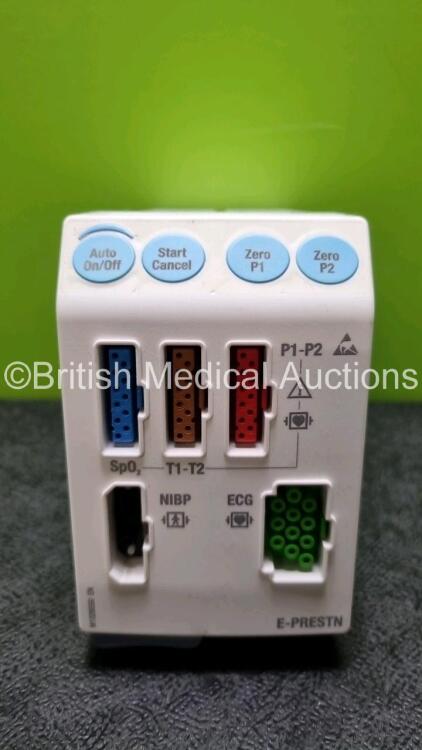 GE Type E-PRESTN-00 Module with ECG, SpO2, T1, T2, P1, P2 and NIBP ...