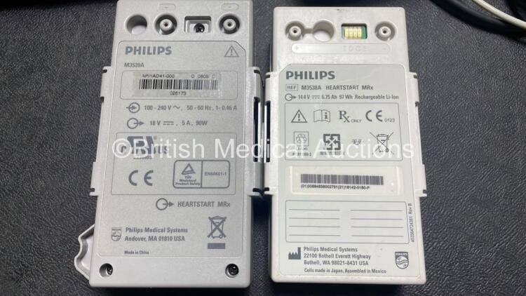 Philips Heartstart MRx Defibrillator with External Hard Paddles (Powers ...