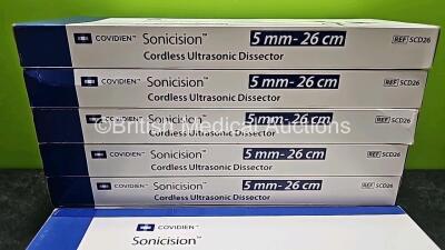 7 x Covidien Sonicision Cordless Ultrasonic Dissectors 5mm-26cm Ref ...