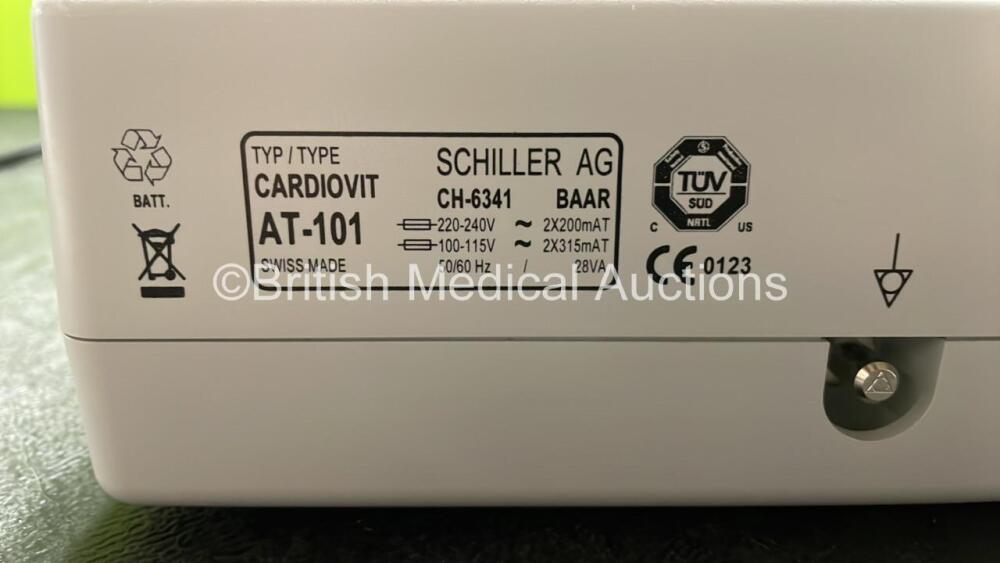 Schiller Cardiovit AT-101 ECG Machine (Draws Power, Does Not Power Up ...