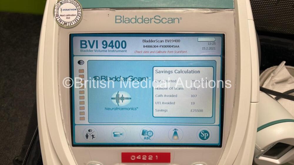 Verathon BladderScan BVI 9400 Bladder Scanner (Powers Up with Damage to ...