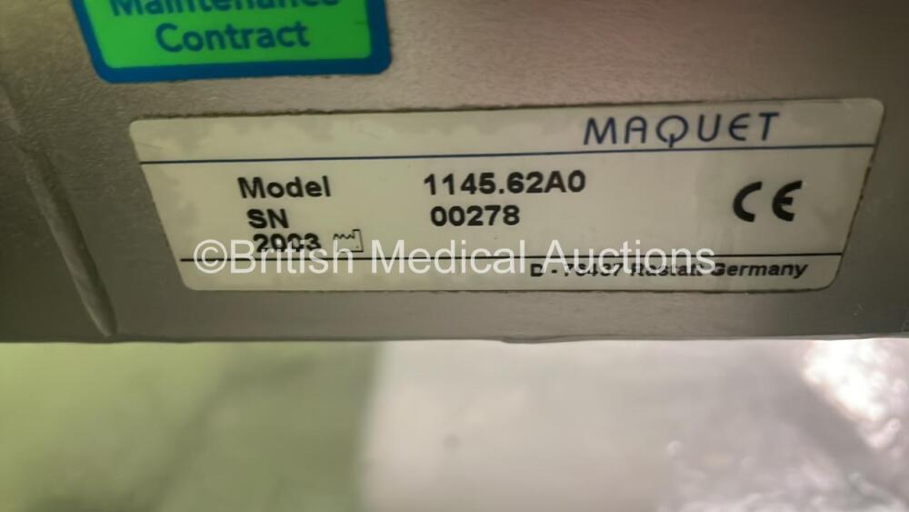 Maquet betamaquet Electric Operating Table Model 1145.62AO and Cushions ...