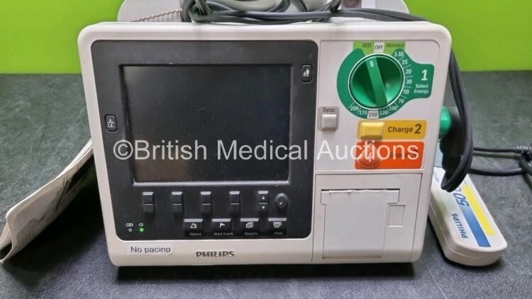 Philips Heartstart XL Defibrillator (Draws Power) Including ECG and ...