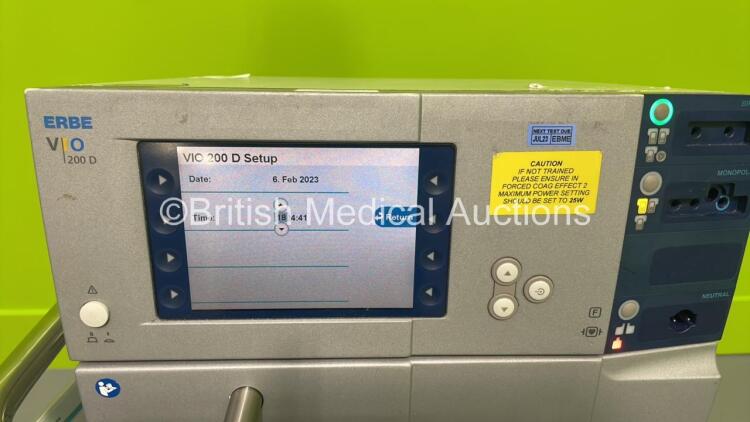 ERBE VIO 200D Electrosurgical / Diathermy Unit Software Version 1.7.2 ...