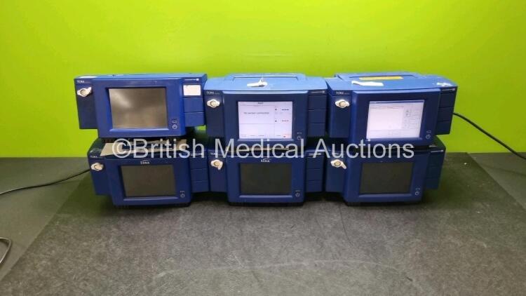 6 x Radiometer TCM4 Series Monitors (All Power Up, 1 x with Damaged ...