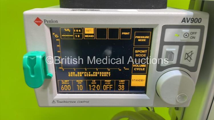 InterMed Penlon Prima SP Anaesthesia Machine with InterMed Penlon AV900 ...