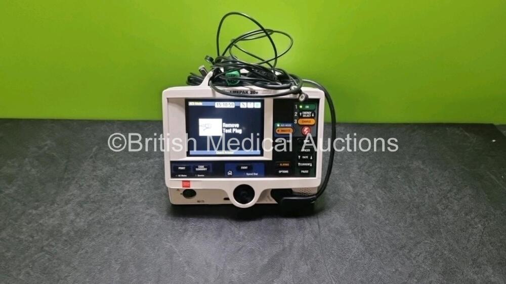 Physio Control Medtronic Lifepak 20e Defibrillator / Monitor (Powers Up ...