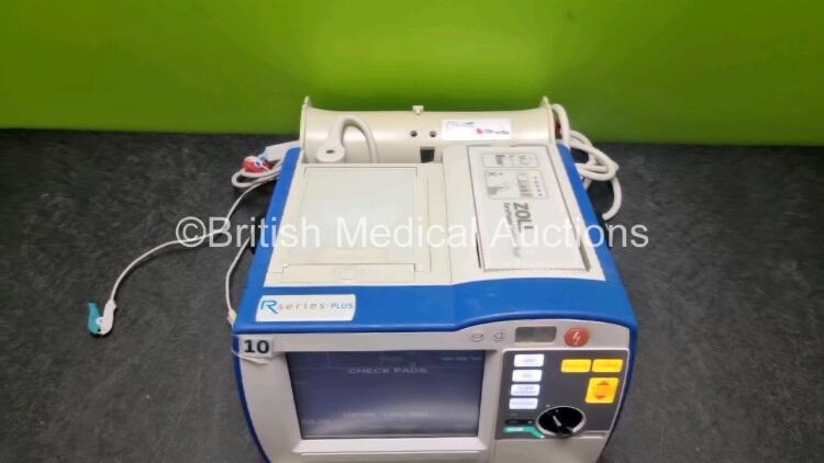 Zoll R Series Plus Defibrillator / Monitor (Powers Up) Including Pacer ...