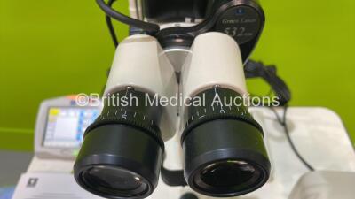 Nidek SL-1800 Ophthalmic Laser System Slit Lamp on Motorized Table with ...