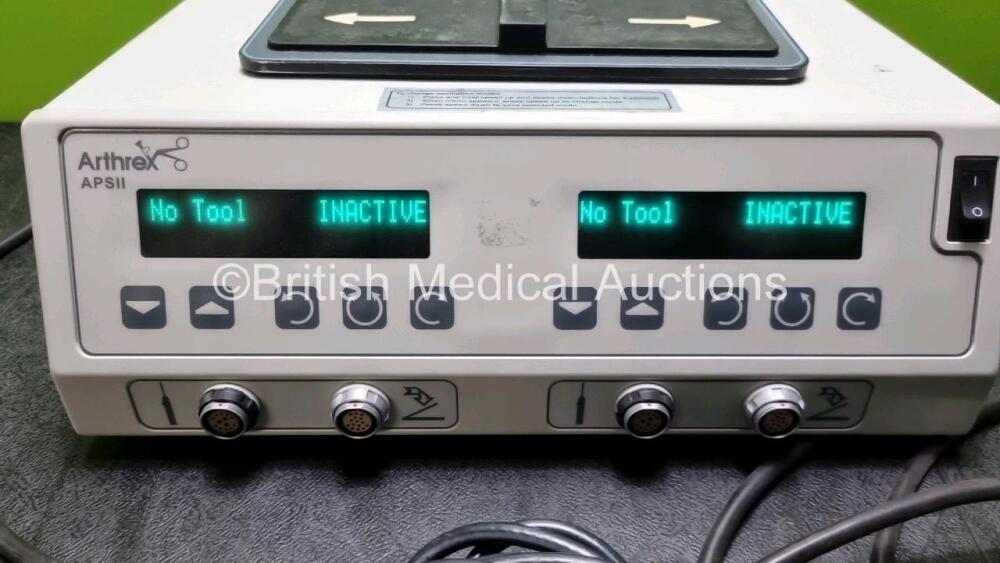 Arthrex AR-8300 APSII Shaver System Ver 5.12.00 (Powers Up) with 1 x ...